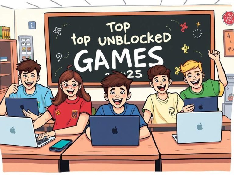 Top 10 Unblocked Games to Play at School in 2025